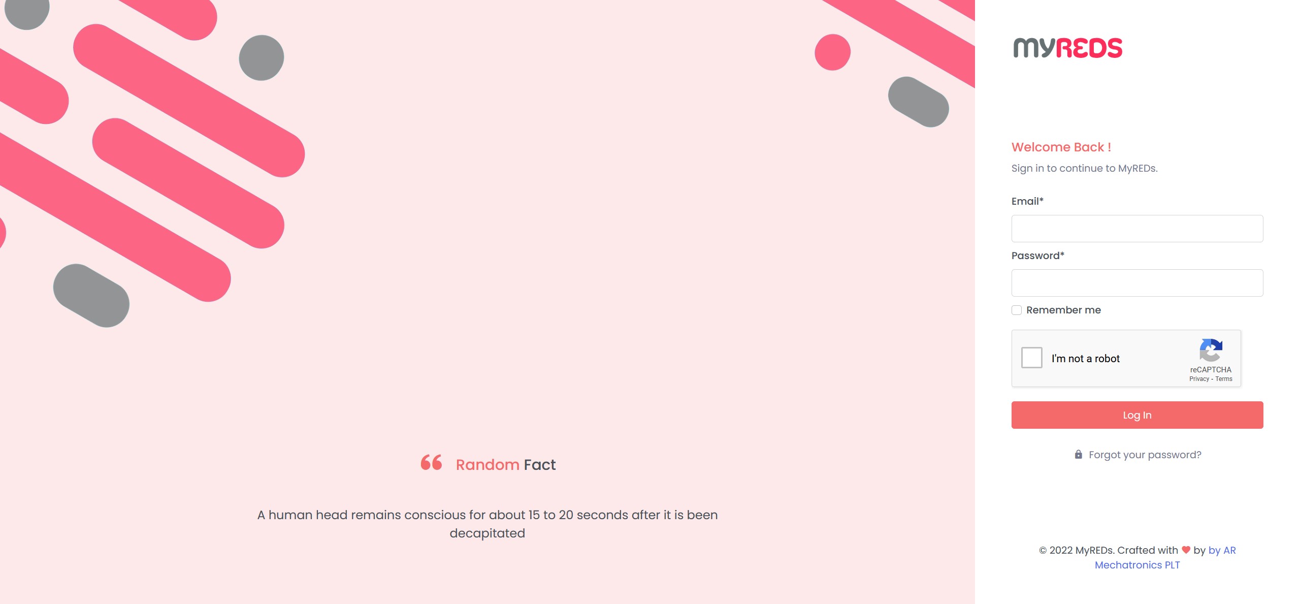 MYREDS - Admin Dashboard for Residence Management System